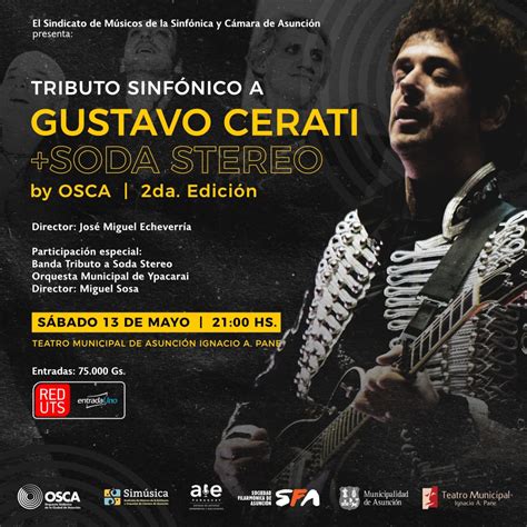 OSCA ofrece tributo sinfónico a Gustavo Cerati y Soda Stereo