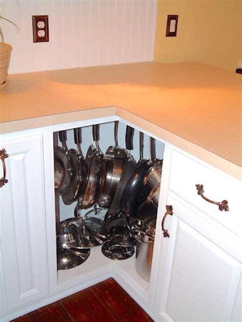 Kitchen Cabinet Storage Ideas For Pots And Pans Cabinets Matttroy