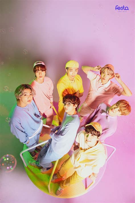 FESTA 2021 BTS divulga mais de 20 fotos inéditas do grupo