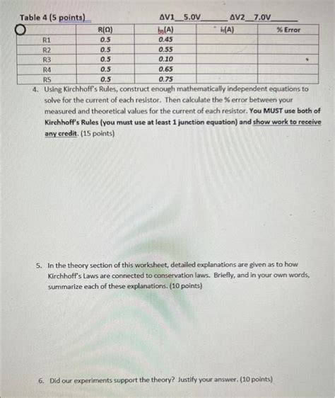 solved 4 using kirchhoff s rules construct enough