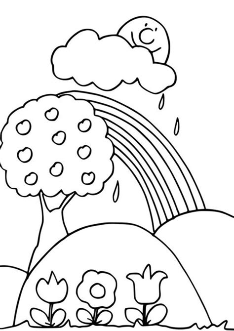 Dibujos De Arco Ris Para Colorear E Imprimir Coloringonly