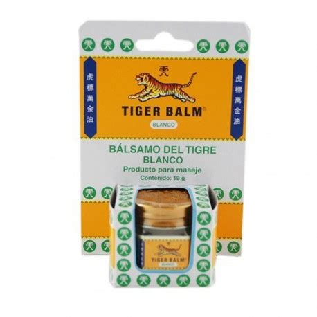 Comprar Balsamo De Tigre Tiger Balm Blanco 19g A Precio De Oferta