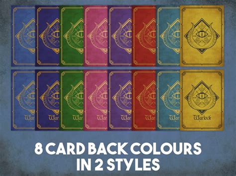 Warlock Dnd Spell Cards Dungeons And Dragons Printable Spell Cards