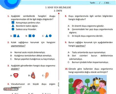 Fen Bilimleri 2 Ünite Test Eduhol Ders Videoları İzle Online
