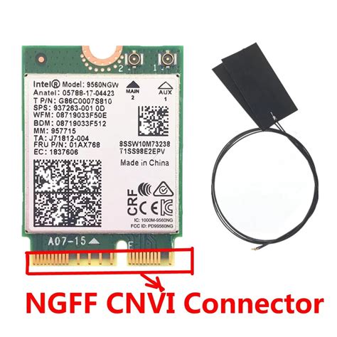 Dual Band Wireless AC 9560 For Intel 9560NGW 802 11ac NGFF CNVI 2 4G 5G