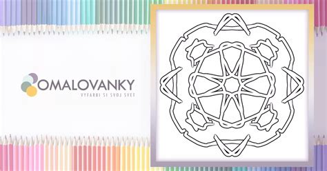 Mandala Omalovanky Sk Vyfarbi Si Svoj Svet