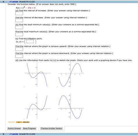 solved consider the function below if an answer does not