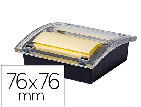 Dispensador Bloco Notas Adesivas Z Bloco X Mm Preto Q Connect