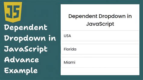 let s create a custom dependent dropdown in javascript by malikcodex jan 2024 medium