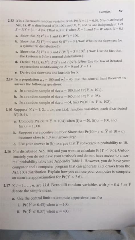 solved exercises59 2 13 x is a bernoulli random variable