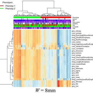Heat Map Generated By Unsupervised Hierarchical Clustering Of Extracted