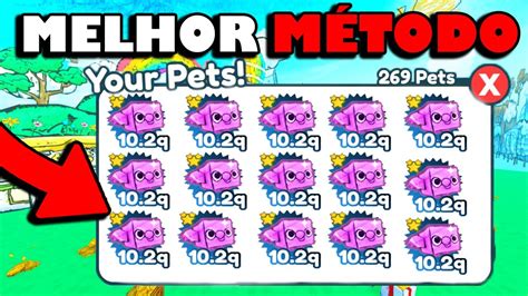MELHOR MÉTODO PARA CONSEGUIR O PET SECRETO DO PET SIMULATOR X NOVO