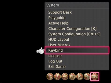 Keybind Settings UI Guide FINAL FANTASY XIV The Lodestone