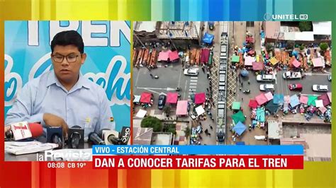 Cochabamba Cuánto costará el pasaje en el Tren Metropolitano Vídeo