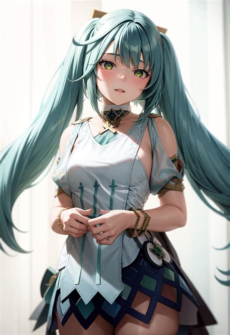 AI Art LoRA Model Faruzan Genshin Impact PixAI