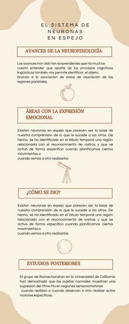 El Sistema De Neuronas En Espejo Linda Milena Le N G Mez Udocz