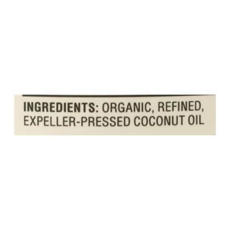 Nutiva Organic Coconut Oil Refined Case Of 6 23 Fl Oz 6 Pack 23