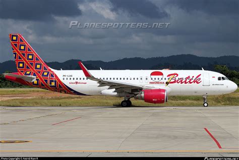 PK LUG Batik Air Airbus A320 214 WL Photo By Astrid Rian R ID
