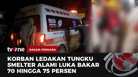 17 Korban Alami Luka Bakar Akibat Meledaknya Tungku PT ITSS Ragam