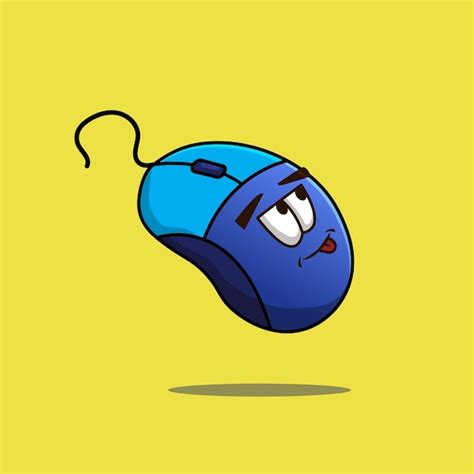 Illustration D icône De Souris D ordinateur De Dessin Animé Vecteur
