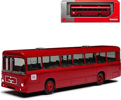 Herpa MAN Man SÜ 240 Bus DB Deutsche Bahn Bundesbahn Bus H0 1 87 Modell
