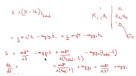 least action principle and euler lagrange equation youtube