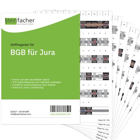 Shop Steinfacher Griffregister