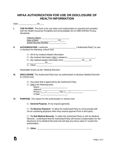 Generic Patient Medical Records Release Form 2022 ReleaseForm Net