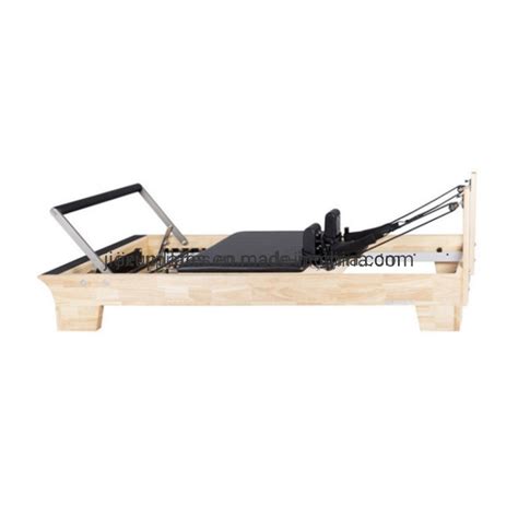 Classical Wooden Multifunction Pilates Reformer Fitness Equipment Oak