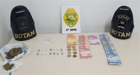 Abordagem de rotina da ROTAM termina apreensão de drogas em Paranaguá