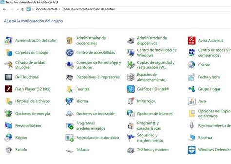 Accede al clásico Panel de control desde Windows 10