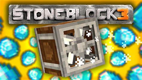 Minecraft StoneBlock 3 EASY STACKS OF DIAMONDS 2 Modded Questing