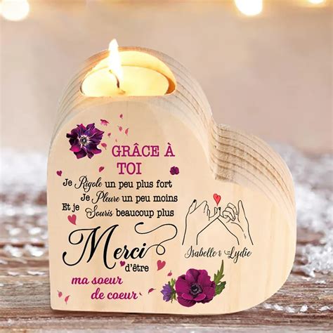 Jessemade Fr Ma Meilleure Amie Bougeoir En Bois Sans Bougie