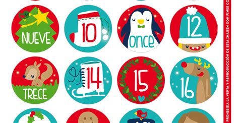 20 imágenes de calendario de adviento 2018 para descargar e imprimir