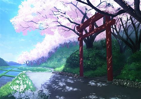 Sakura Blossoms Anime Wallpapers Wallpaper Cave Off