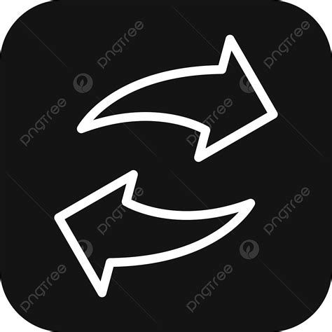 Recargar Icono Aislado En El Fondo PNG Refresh Reload Rotar Icon