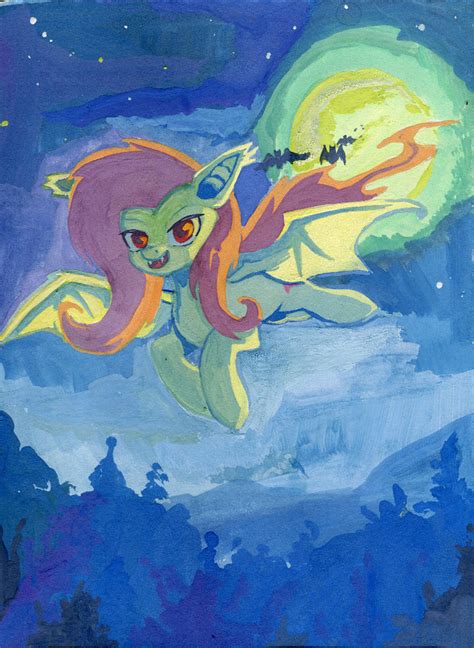 1367910 Safe Artist Lexx2dot0 Artist Maytee Fluttershy Bat Bat