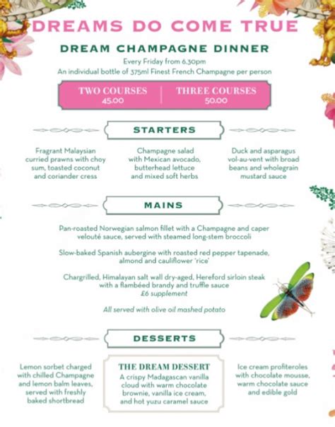 The Ivy Temple Row Birmingham S Full Menu Online