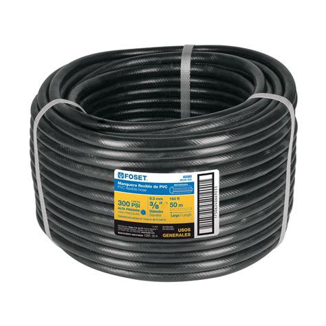Mgan Truper Manguera Para Gas Pvc Negra X M S