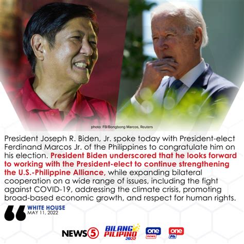 News On Twitter Nagkausap At Binati Ni U S Pres Joe Biden Si