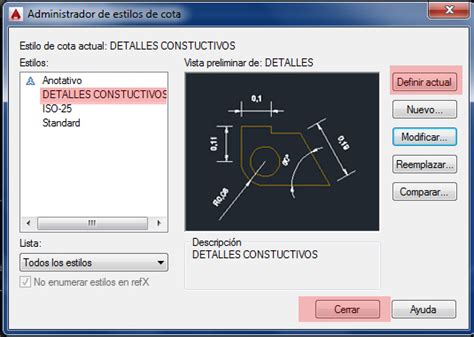 Como Configurar Cotas En Autocad Para Detalles Constructivos Recursos