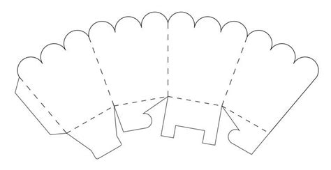 5 Moldes Para Cajas De Dulces Moldes De Cajas Popcorn Box Template
