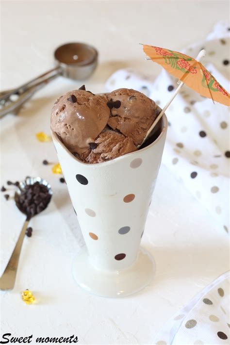 Gelato Al Cioccolato Fondente Con Gelatiera Sweet Moments Ricette