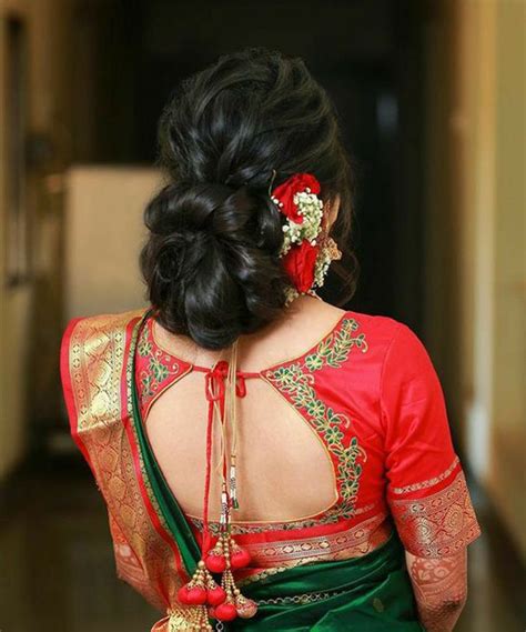 50 Bun Hairstyle For Saree 2024 TailoringinHindi