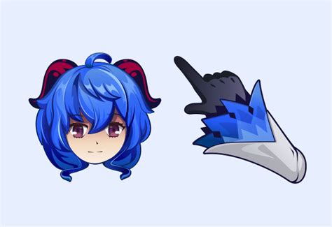 Custom Cursor Cute Ganyu From Genshin Impact