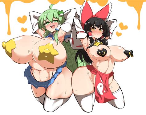 DG sGear喪中 on Twitter RT pandain95 むちむちの早苗が欲しかったので霊夢にも付き合ってもらいまし