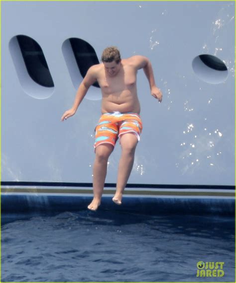 Patrick Schwarzenegger Shirtless St Tropez Vacation Continues Photo