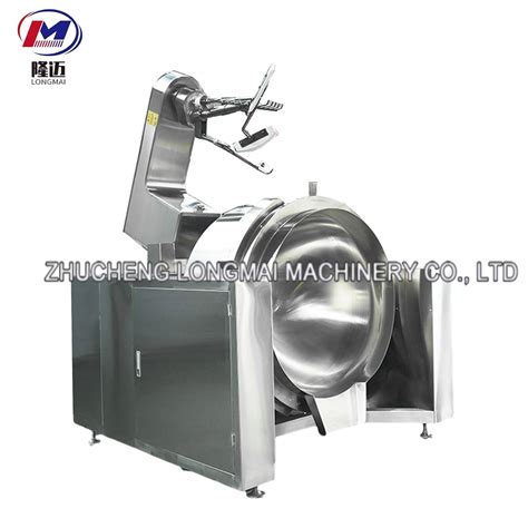 Commercial Sauce Fruit Jams Processing Gas Cooker With Agitator Steam