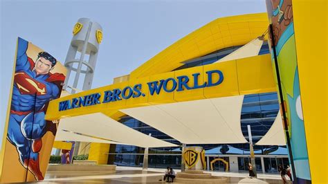 Warner Bros World Abu Dhabi Full Park Tour 2022 Warner Bros Hotel Yas