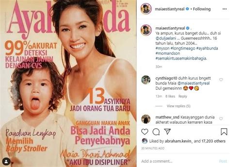 Foto Jadul Jadi Cover Majalah Bareng Dul Jaelani Salfok Nama Maia Estianty